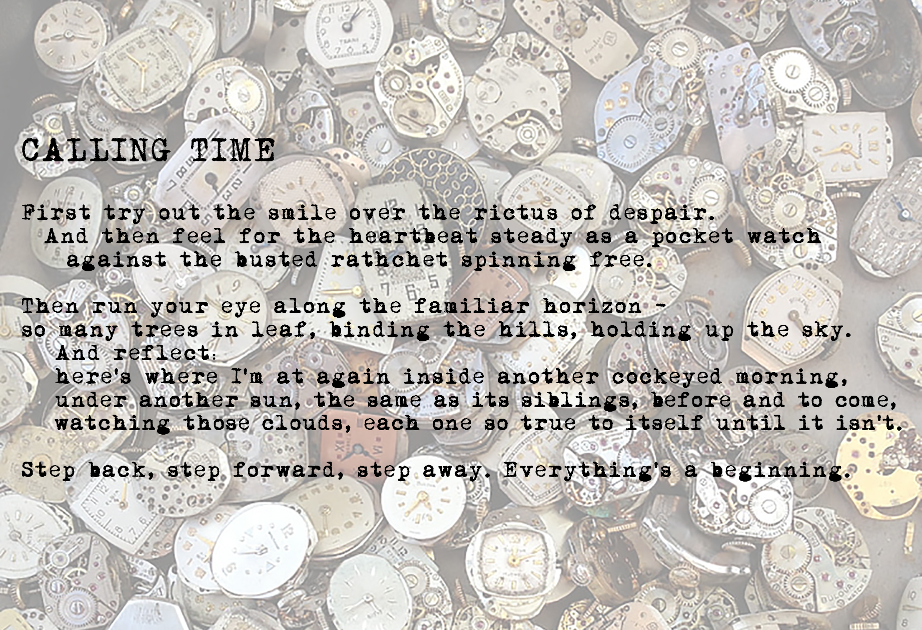 CALLING TIME | sisyphus